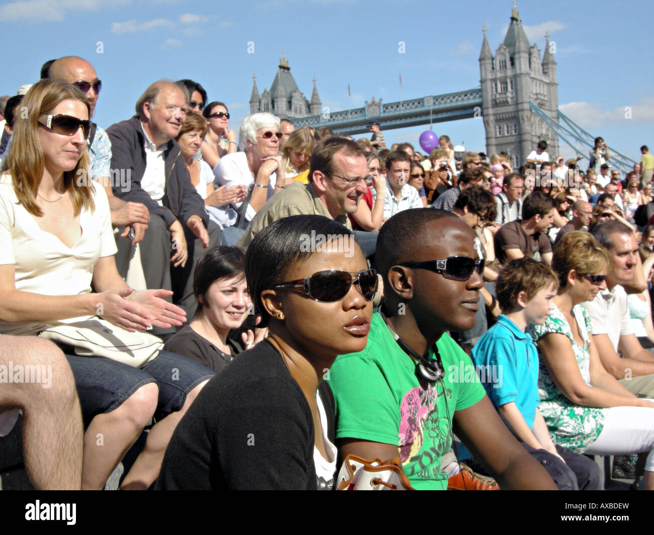 UK Multi racial crowd at athe London Festival London Photo Julio ...