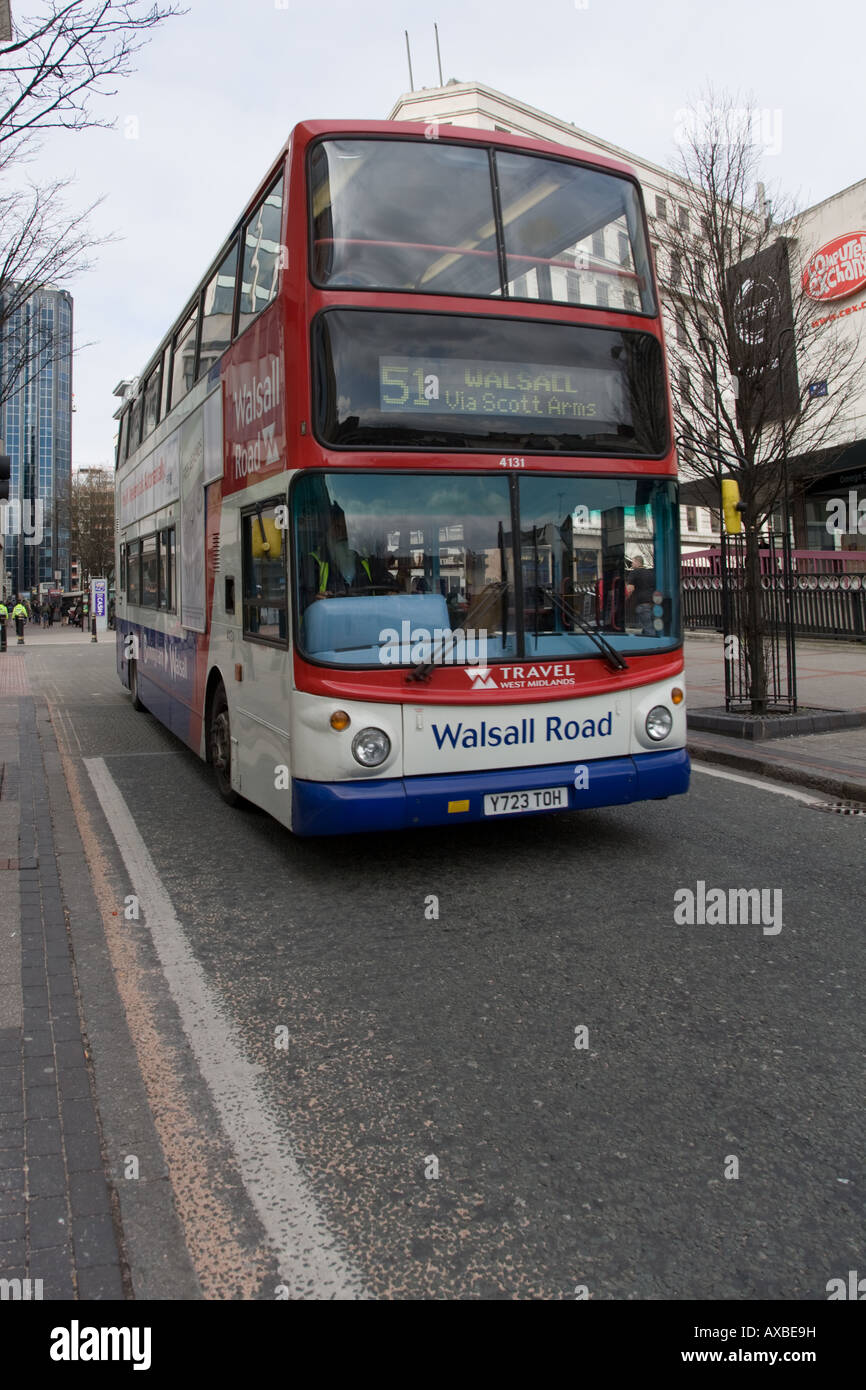 Travel West Midlands Bus. Birmingham City Centre Stock Photo - Alamy
