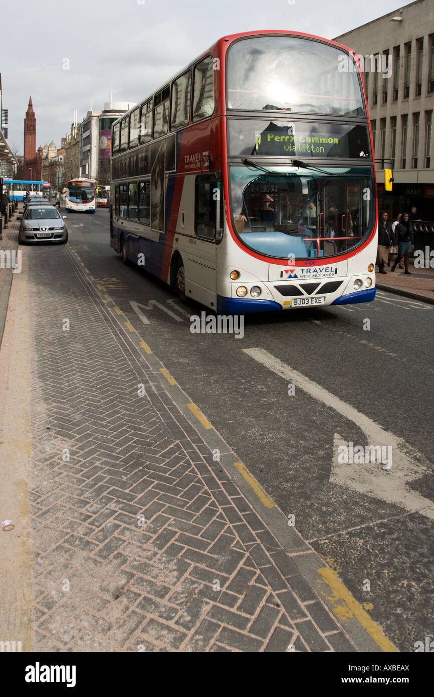 Travel West Midlands Bus. Birmingham City Centre Stock Photo - Alamy