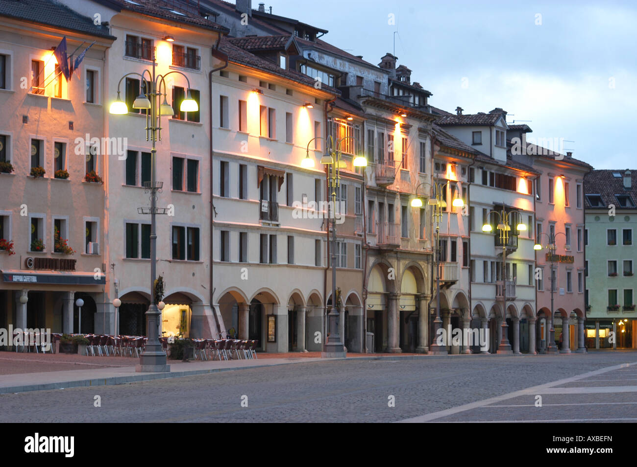 Piazza dei Martiri in Belluno - Veneto North Italy Stock Photo - Alamy