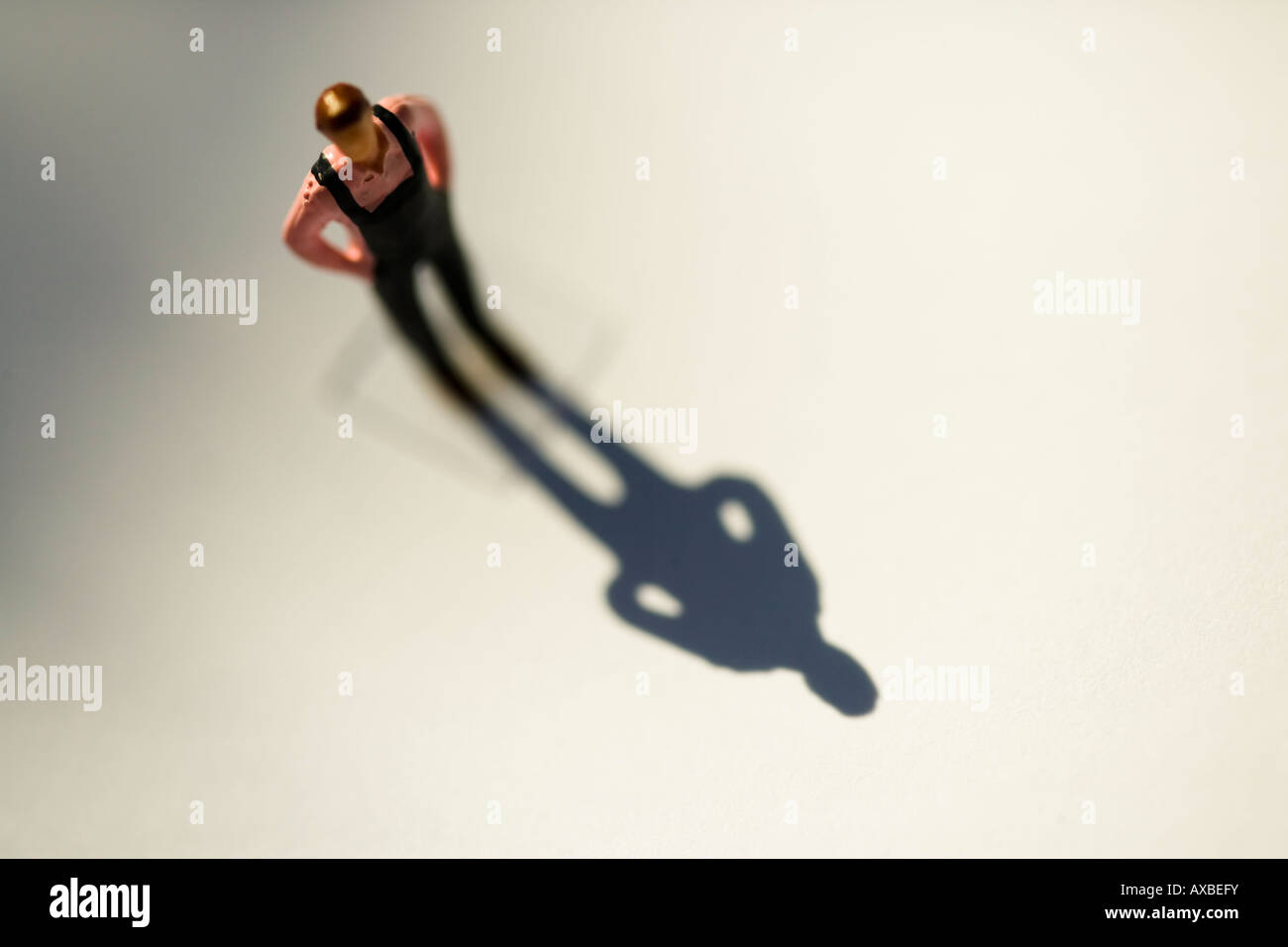 Little men small scale figures from railway modelling Stock Photo - Alamy