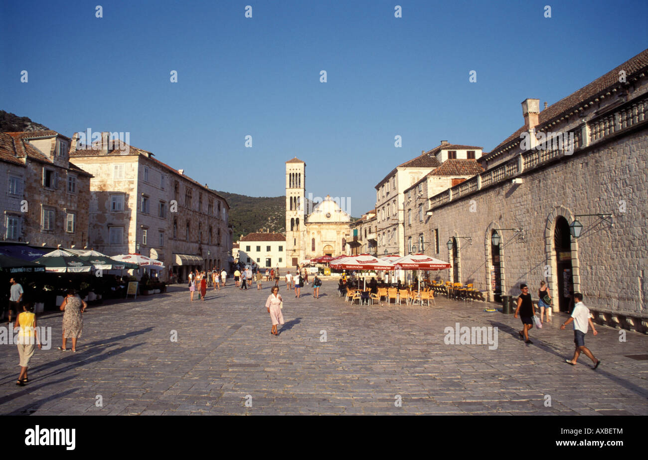 St Stephen's cathedral, Hvar, Hvar Island, Croatia Stock Photo - Alamy