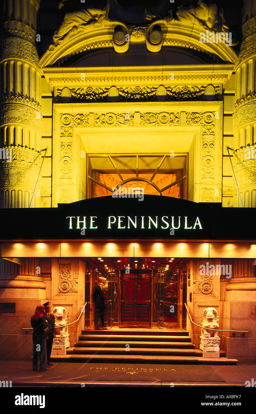 Peninsula hotel new york hi-res stock photography and images - Alamy