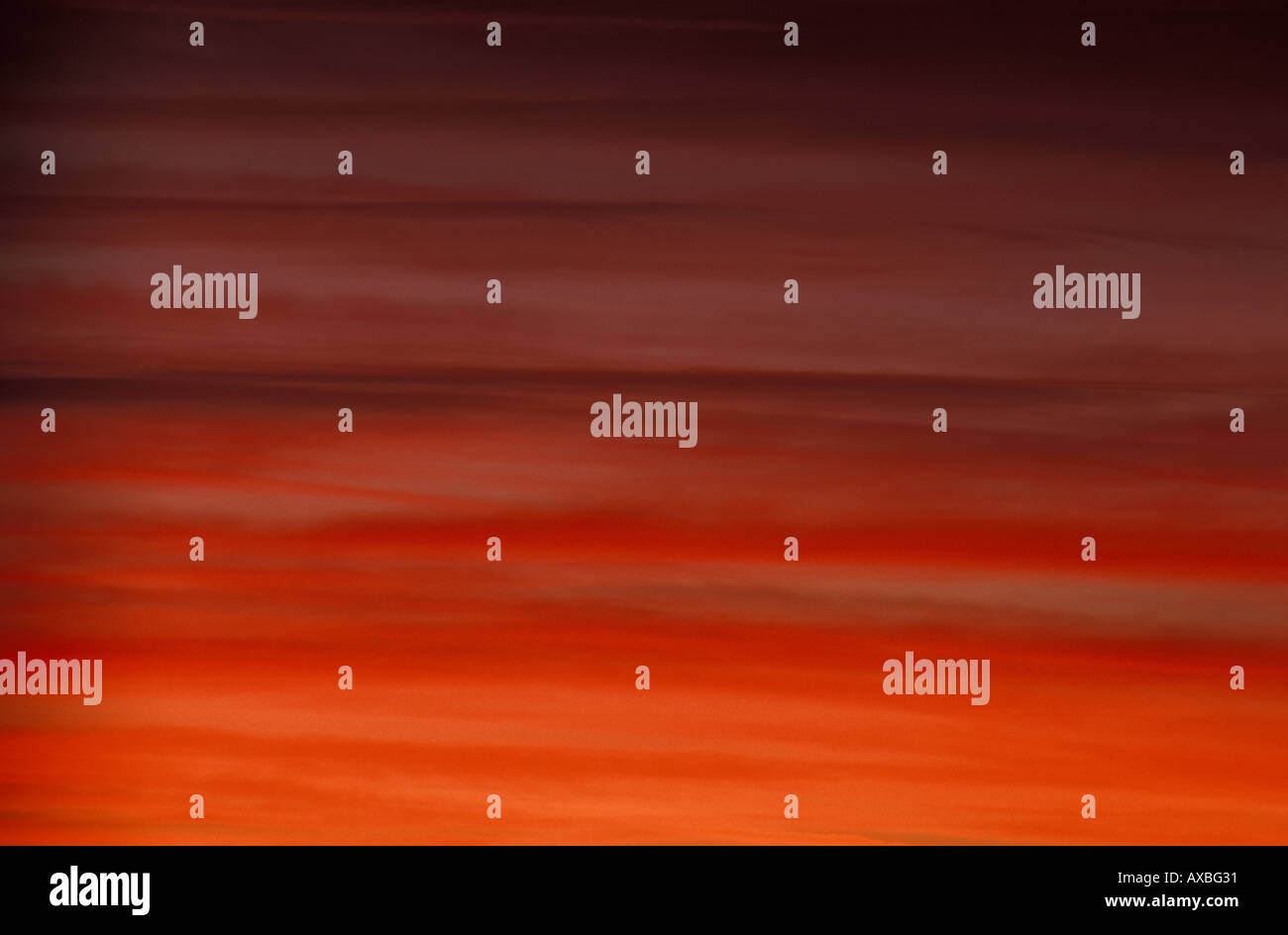 Red Sunset Sky Stock Photo - Alamy