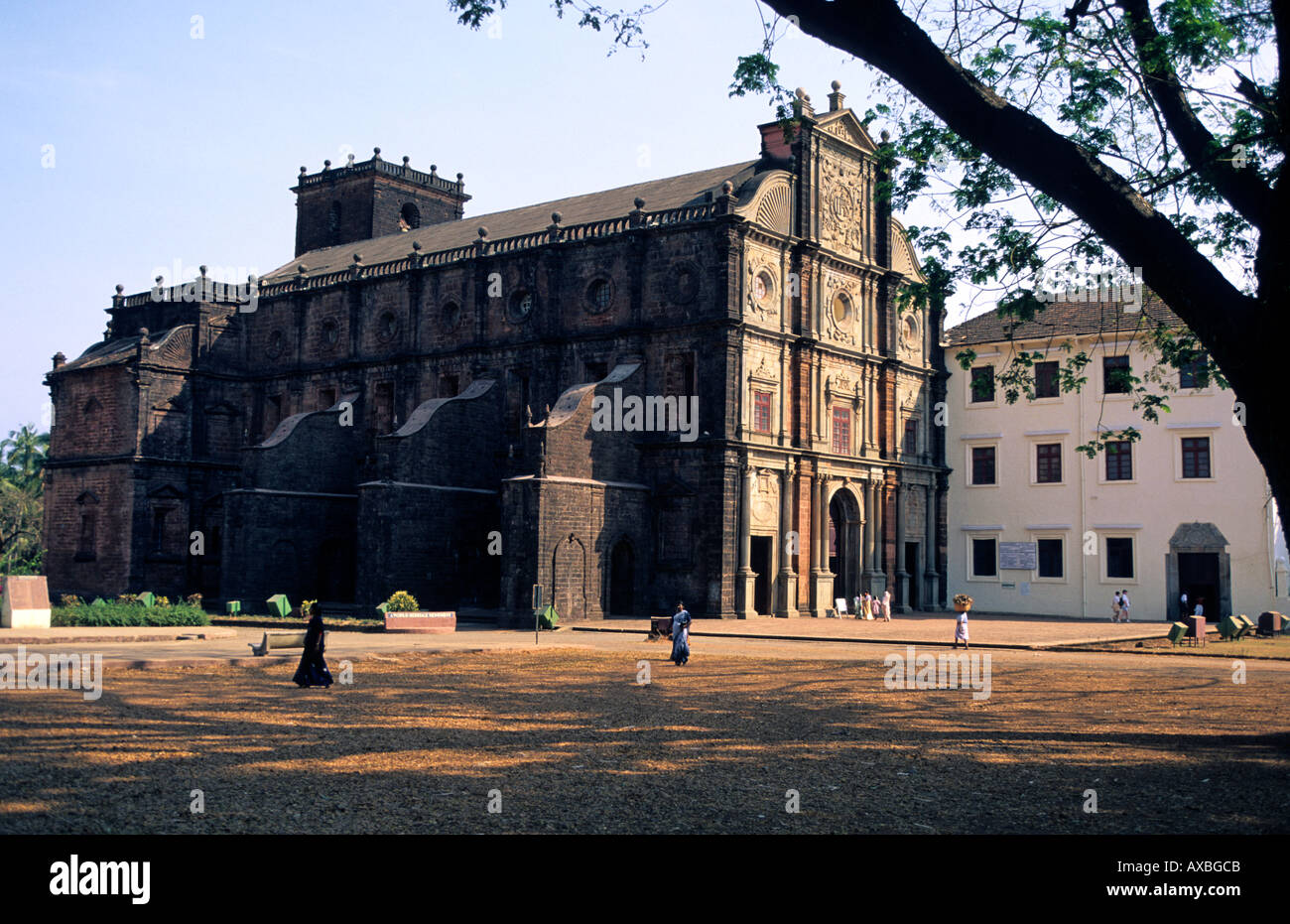 india goa the se cathedral in old goa Stock Photo - Alamy