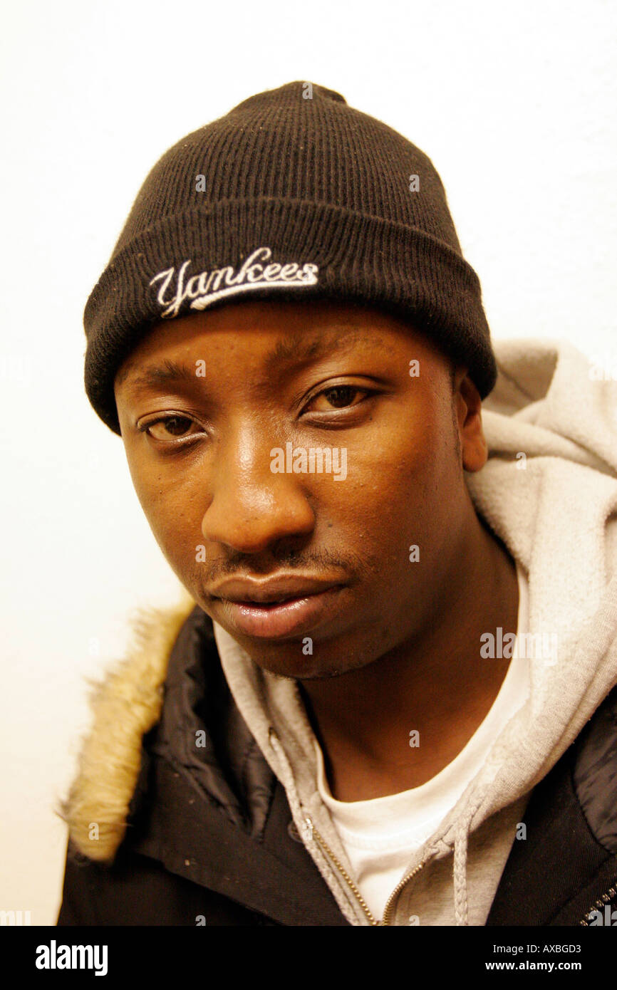 UNITED KINGOM LONDON PORTRAIT OF AYOUNG BLACK ZIMBABWEAN MAN Stock ...