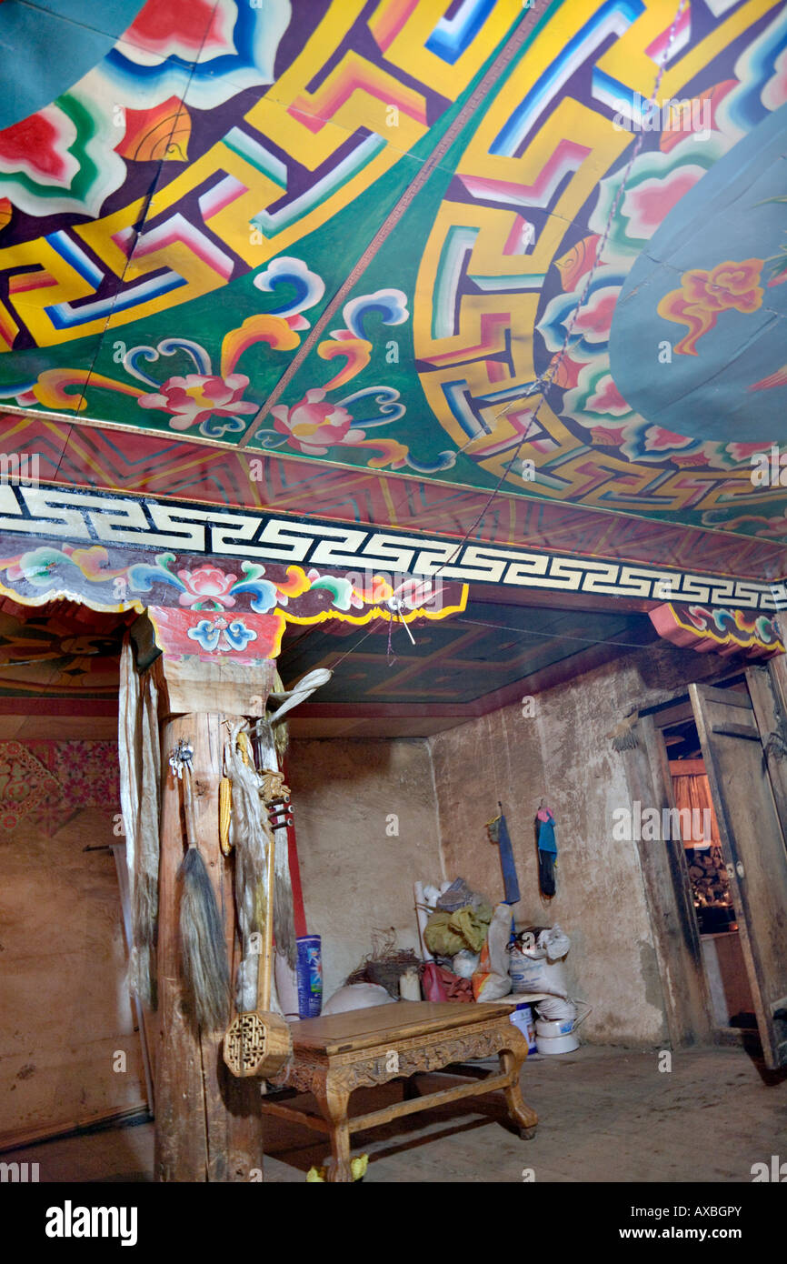 Tibetan house interior hi-res stock photography and images - Alamy