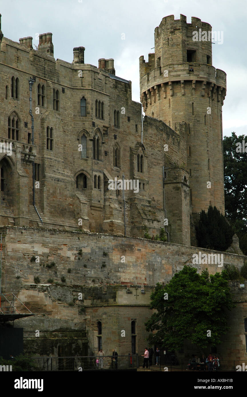 Warwick castle Tower Stock Photo - Alamy