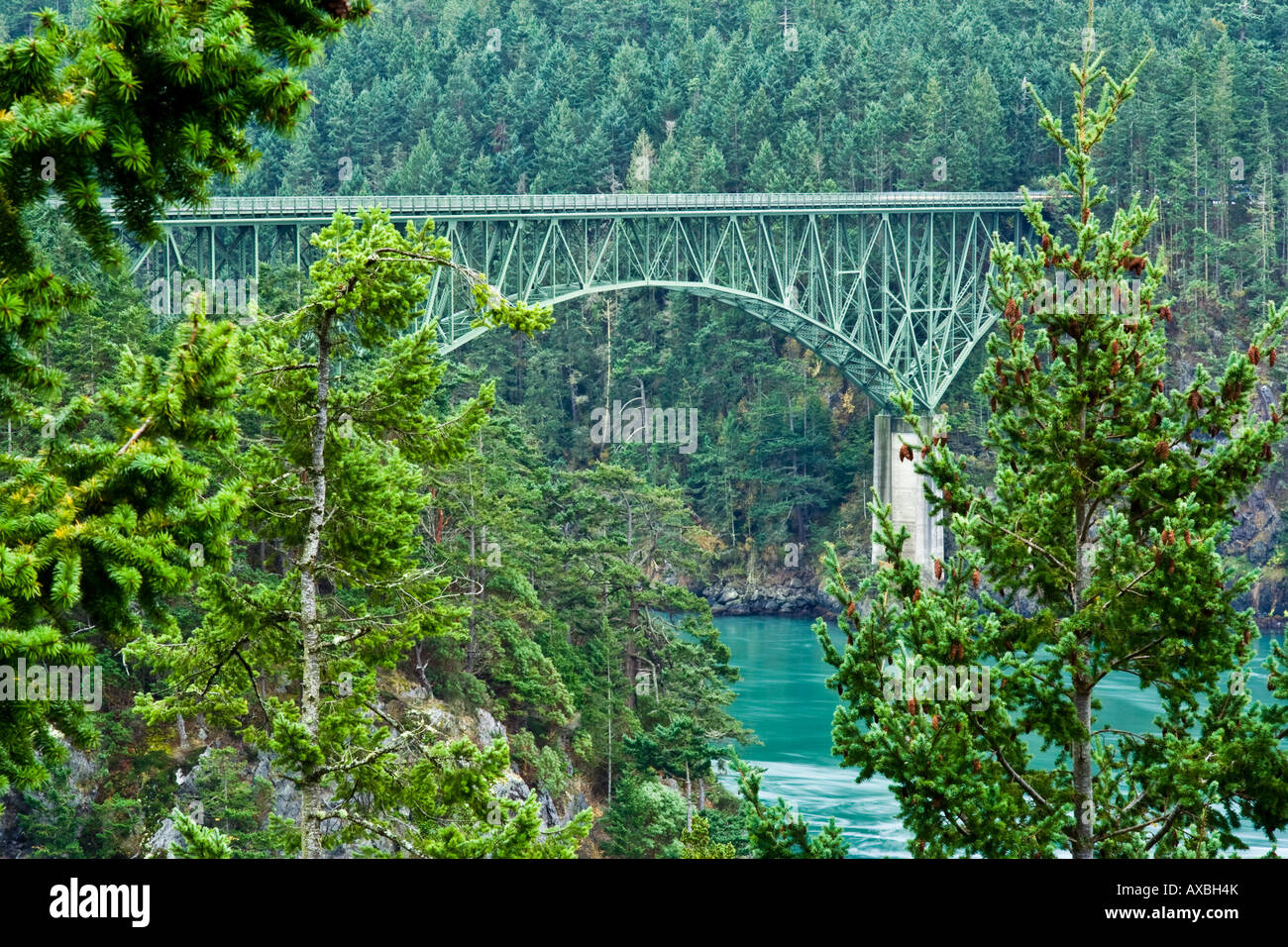 Deception Pass Bridge, Washington, USA Stock Photo - Alamy