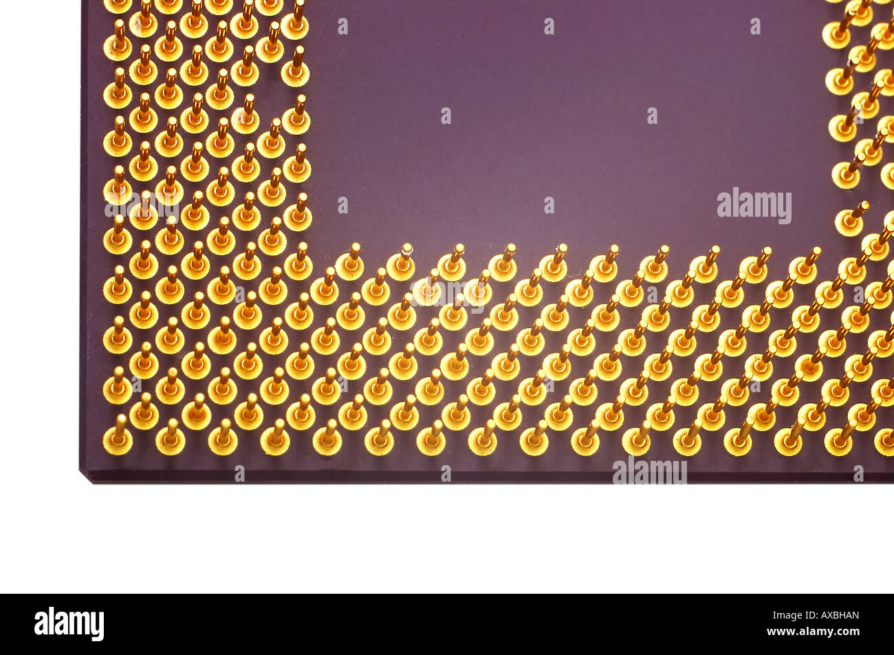 CPU close up isolated on white Stock Photo - Alamy