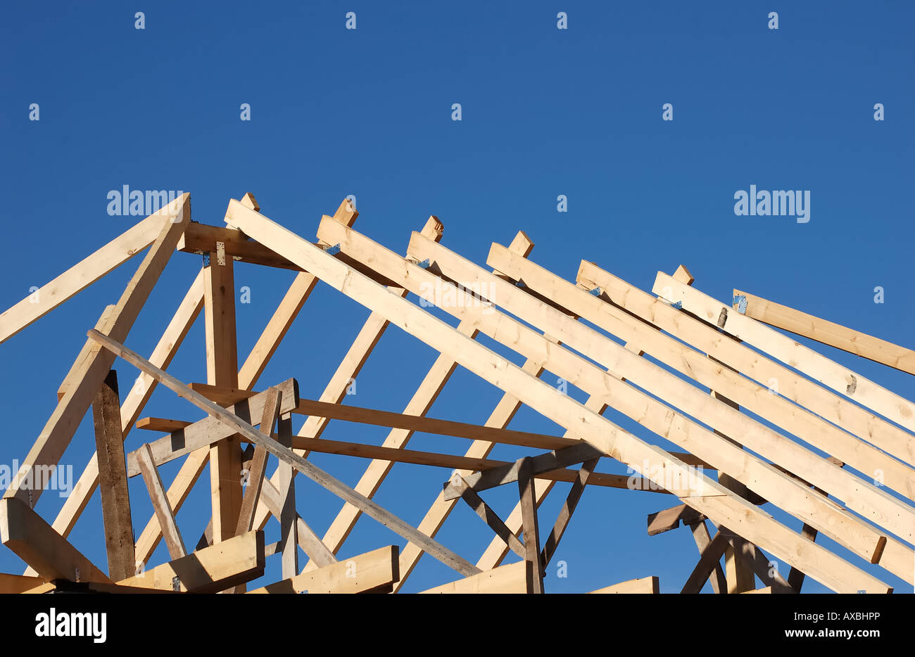 building the roof Stock Photo - Alamy