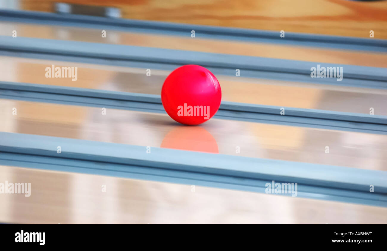 speed bowling ball Stock Photo - Alamy