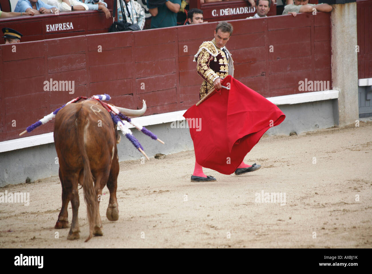 Bullfighting, Las Ventas arena, Madrid, Spain Stock Photo - Alamy