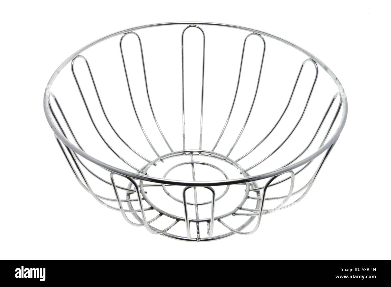Wire Fruit Bowl Stock Photo - Alamy