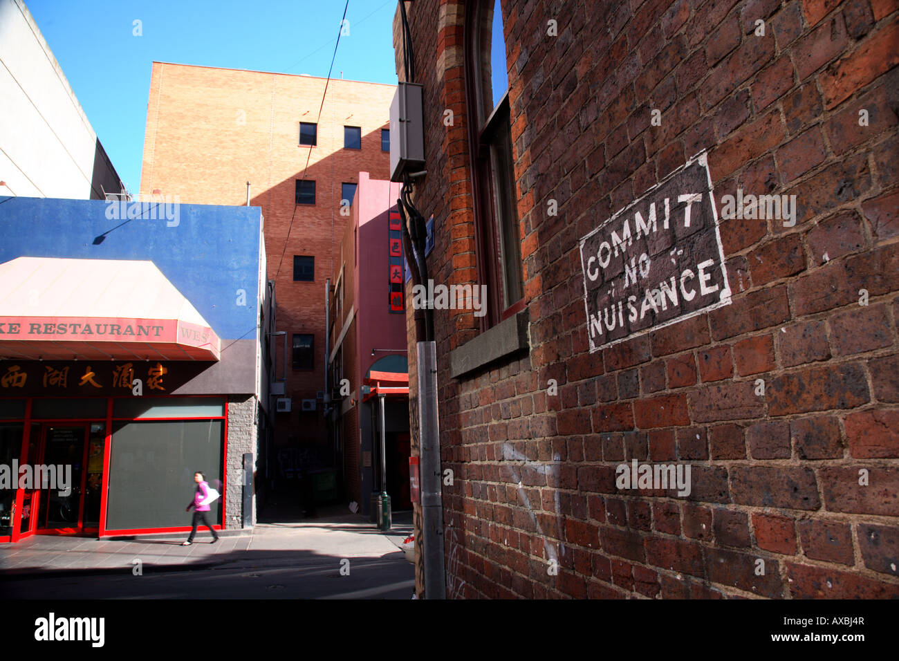 Streetscape Chinatown Melbourne Australia Stock Photo - Alamy