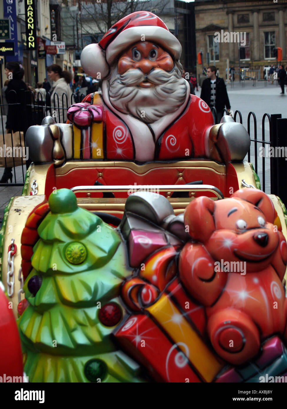 father christmas xmas ride fairground presents european city of culture ...
