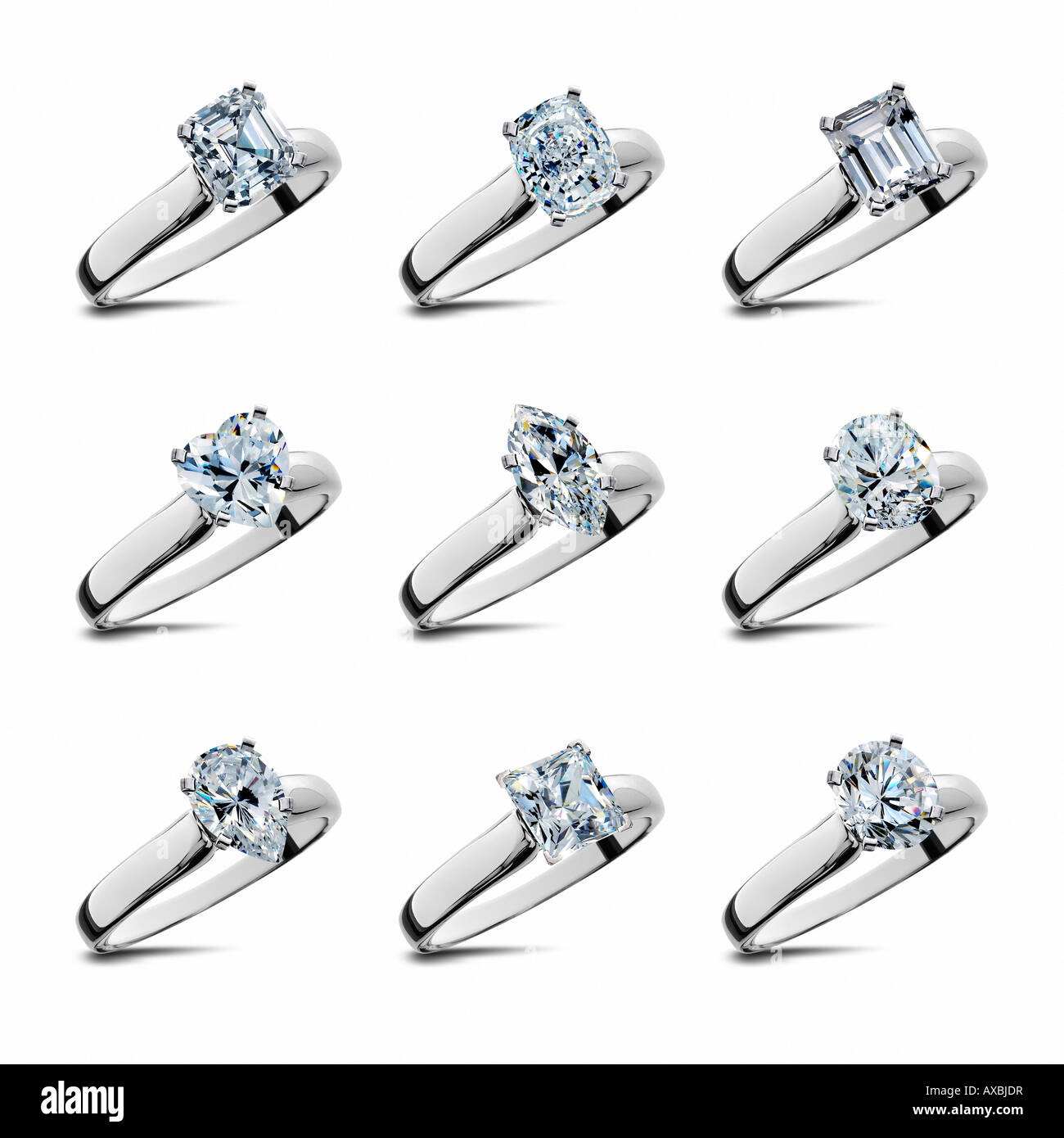 diamond engagement ring Stock Photo - Alamy