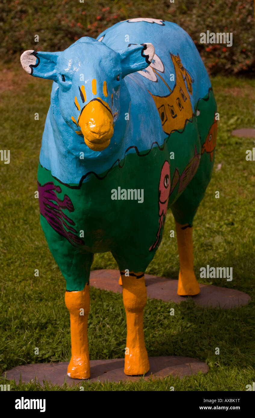 "Fish and Sheeps" Sheepscape lifesize sheep art project on show at ...