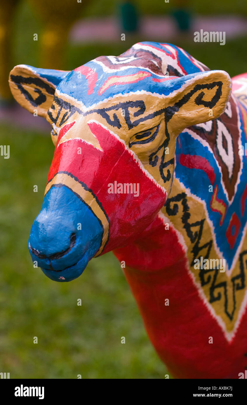 "Carpet sheep" Sheepscape lifesize sheep art project on show at annual ...