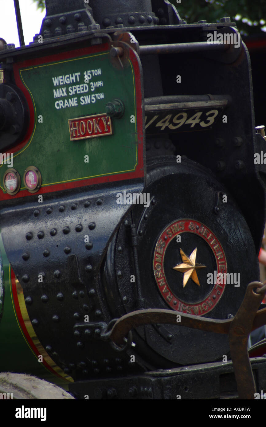 steam tractor engine power green wheels propulsion lambeth country show ...