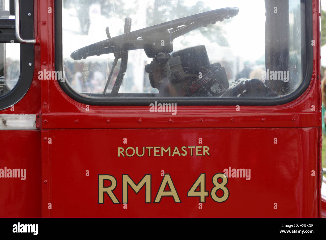 Routemaster bus steering wheel hi-res stock photography and images - Alamy
