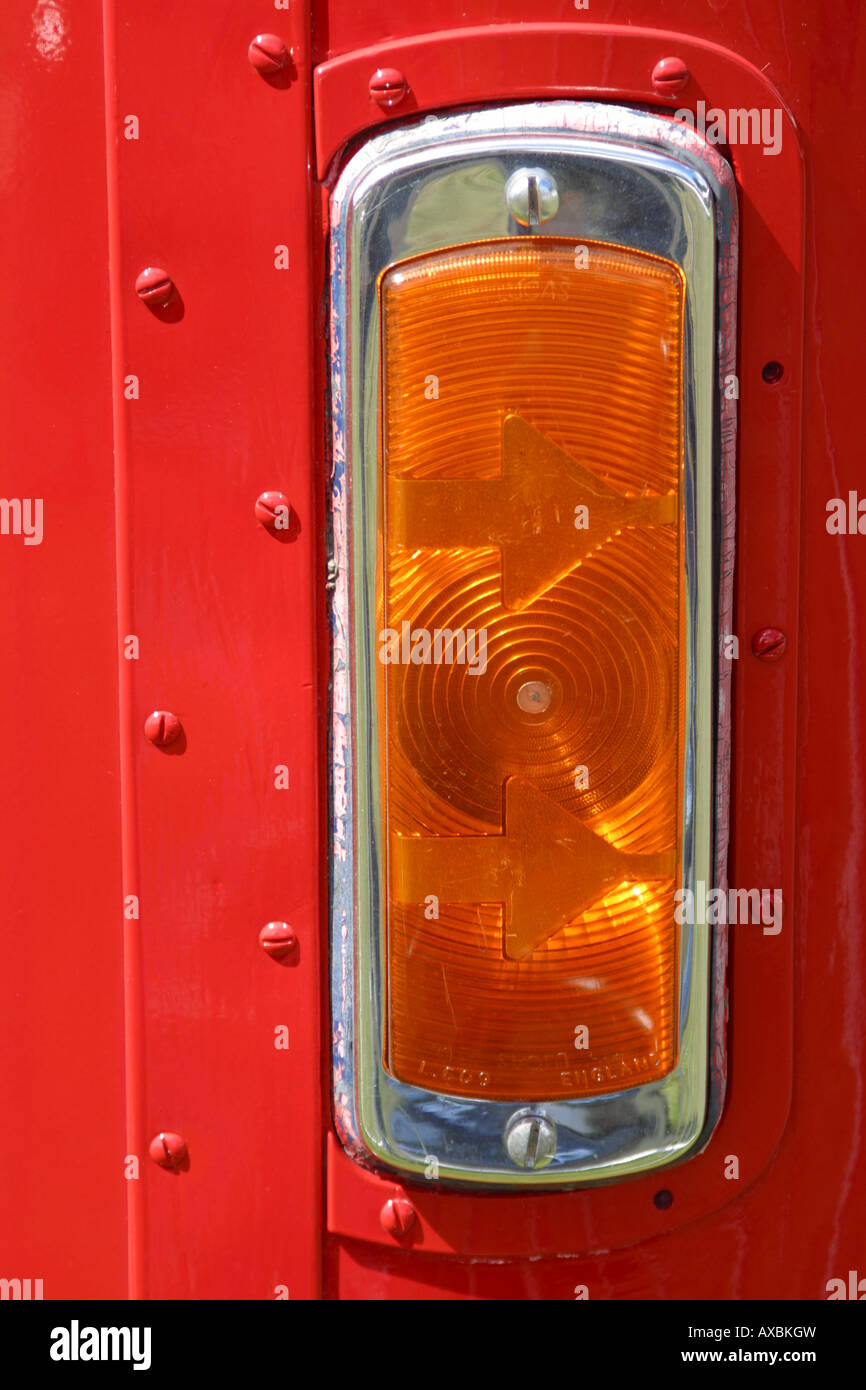 orange indicator red london routemaster bus old lambeth country show ...