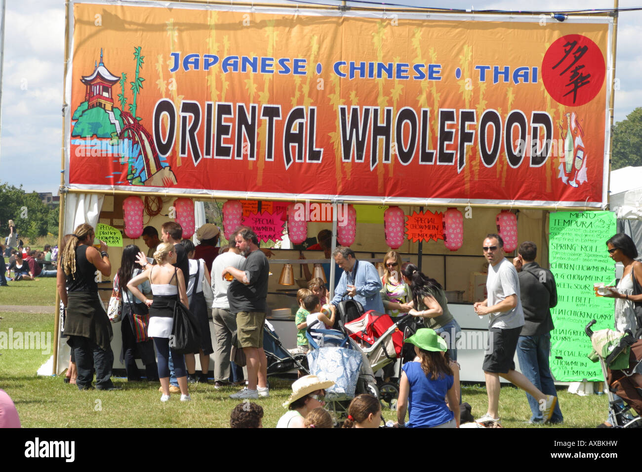 crowded customers fast food joint takeaway crowd lambeth country show ...