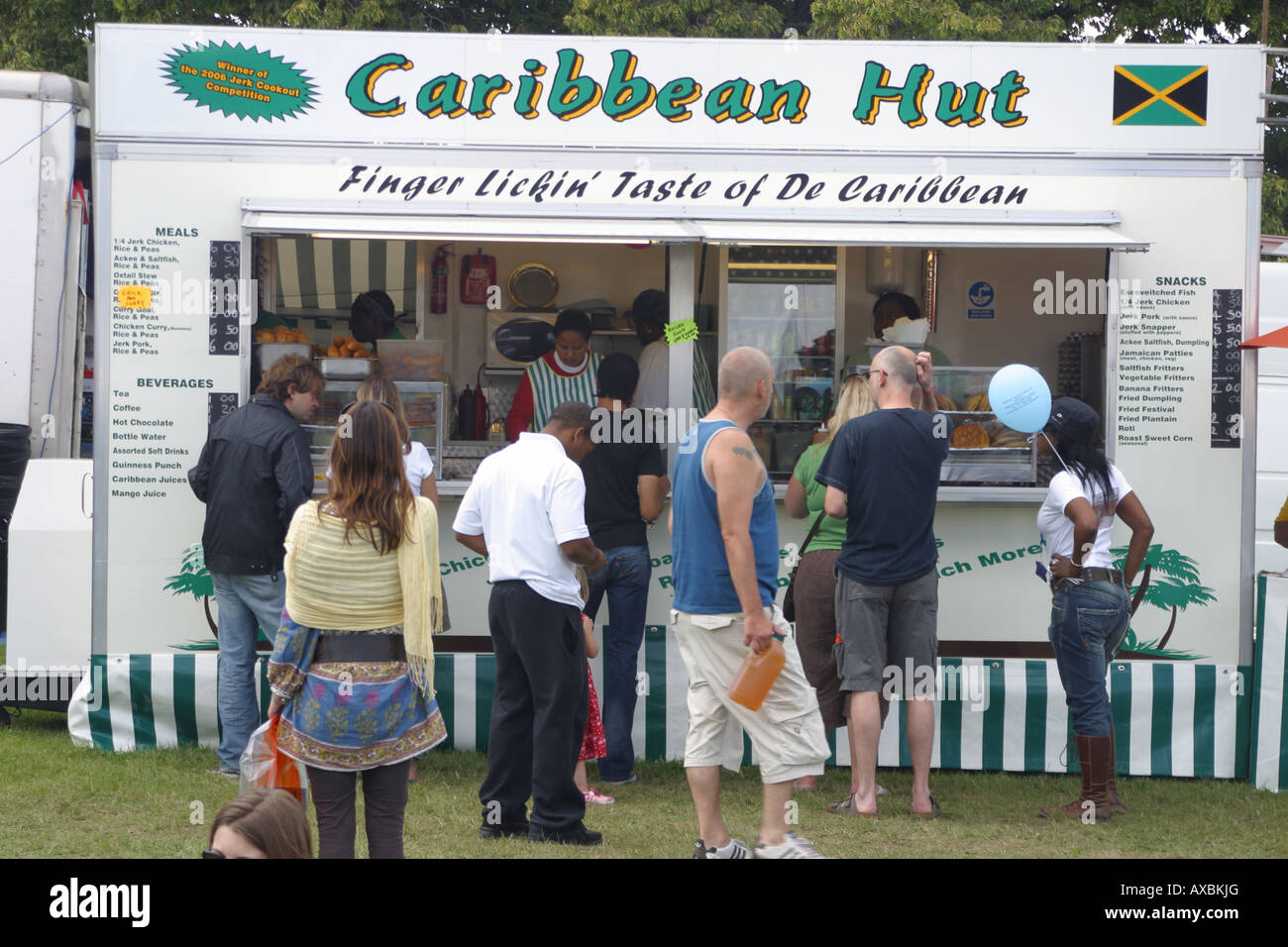 crowded customers fast food joint takeaway crowd lambeth country show ...