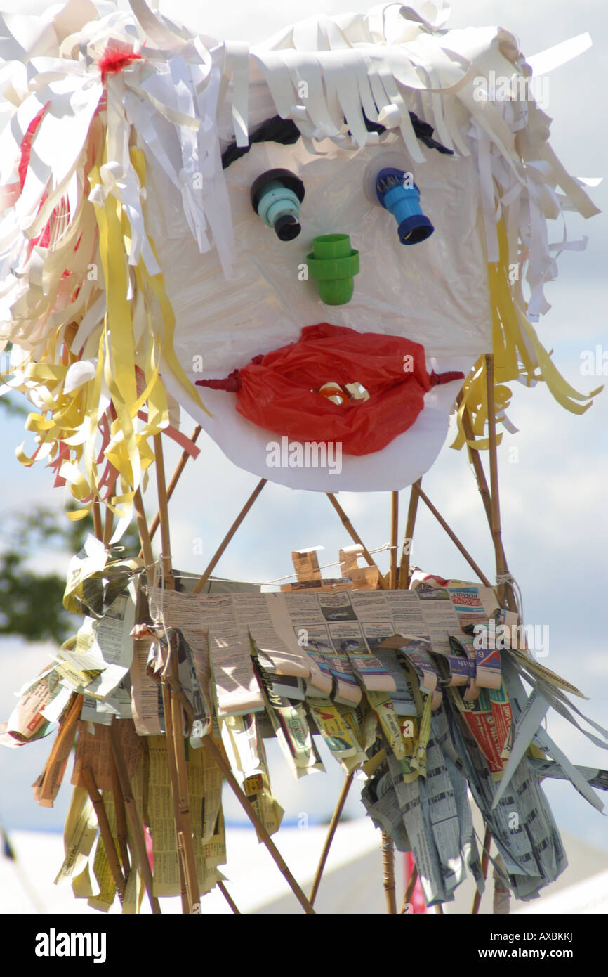 large paper mache effigy model leading parade lambeth country show ...