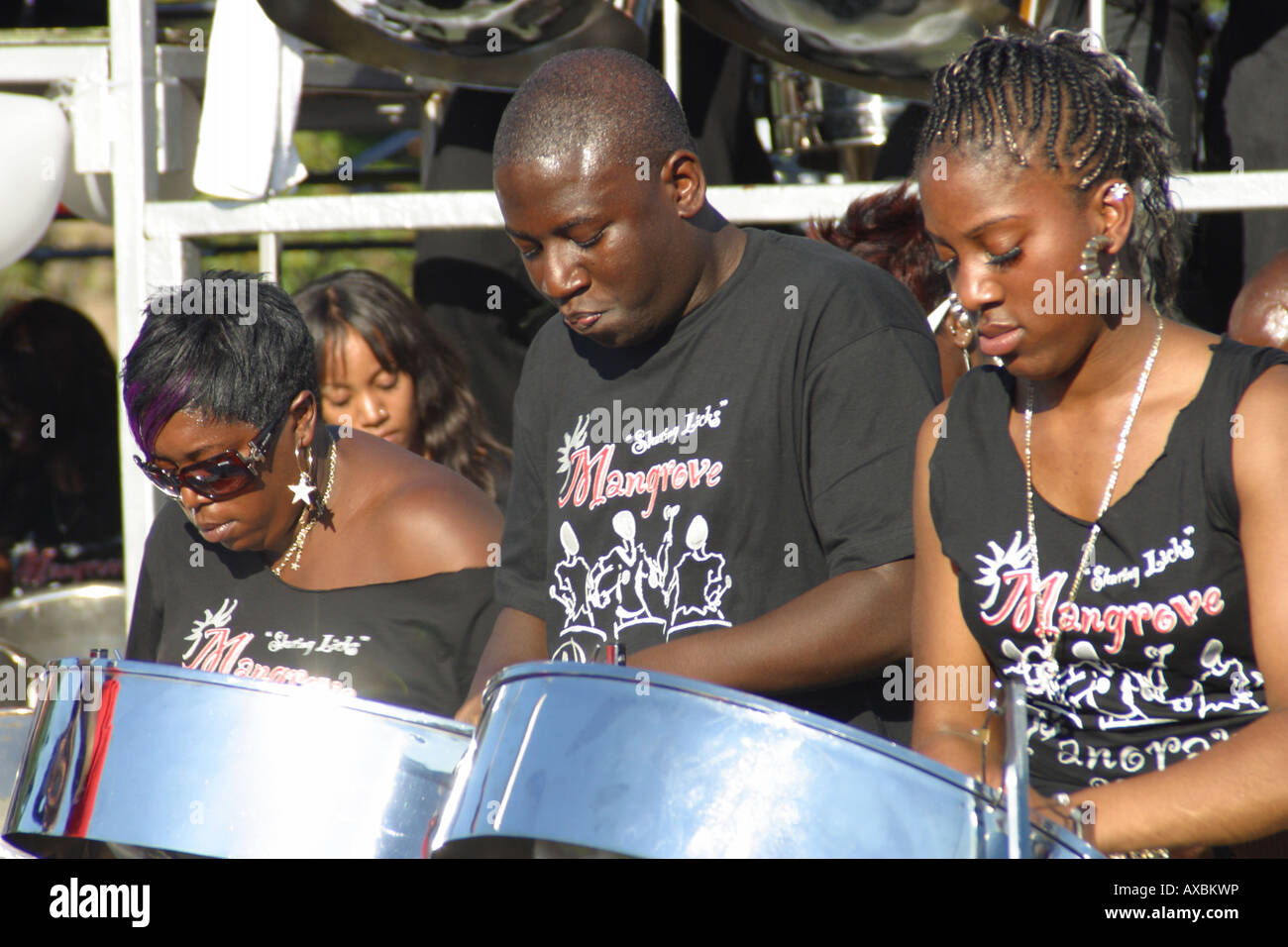 Calypso steel band float music hi-res stock photography and images - Alamy