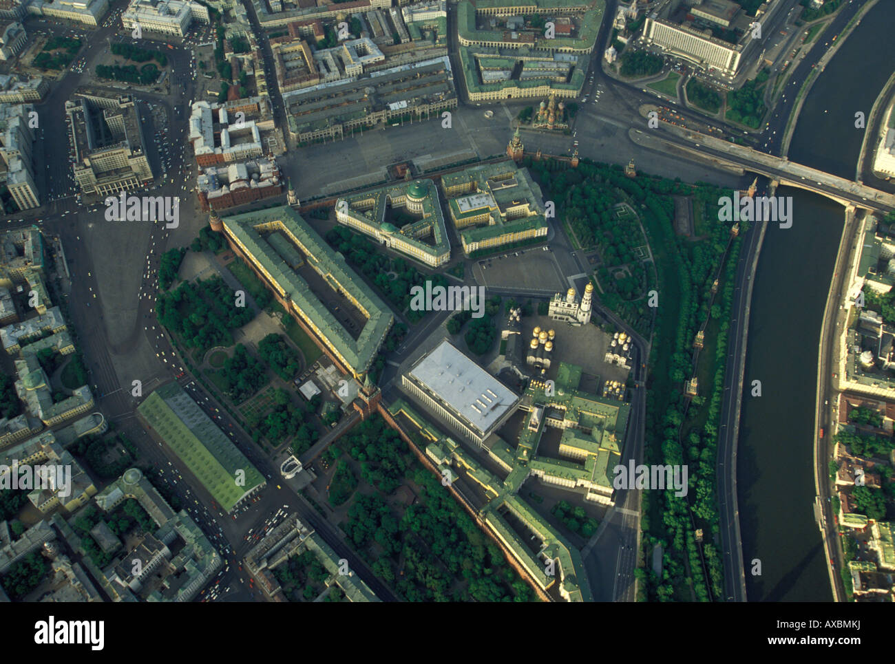 Kremlin aerial view moscow hi-res stock photography and images - Alamy
