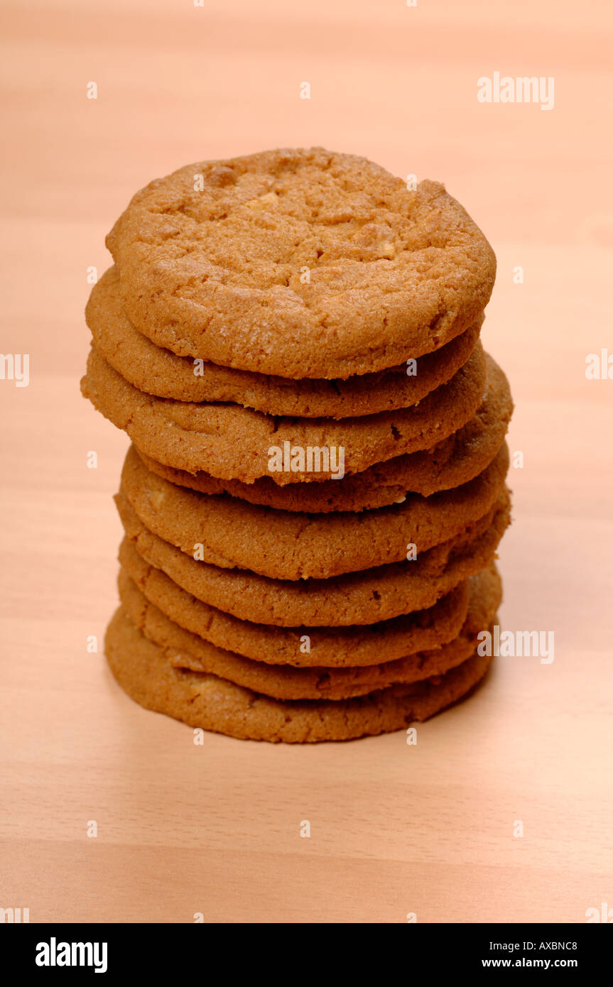 Pile of biscuits Stock Photo - Alamy