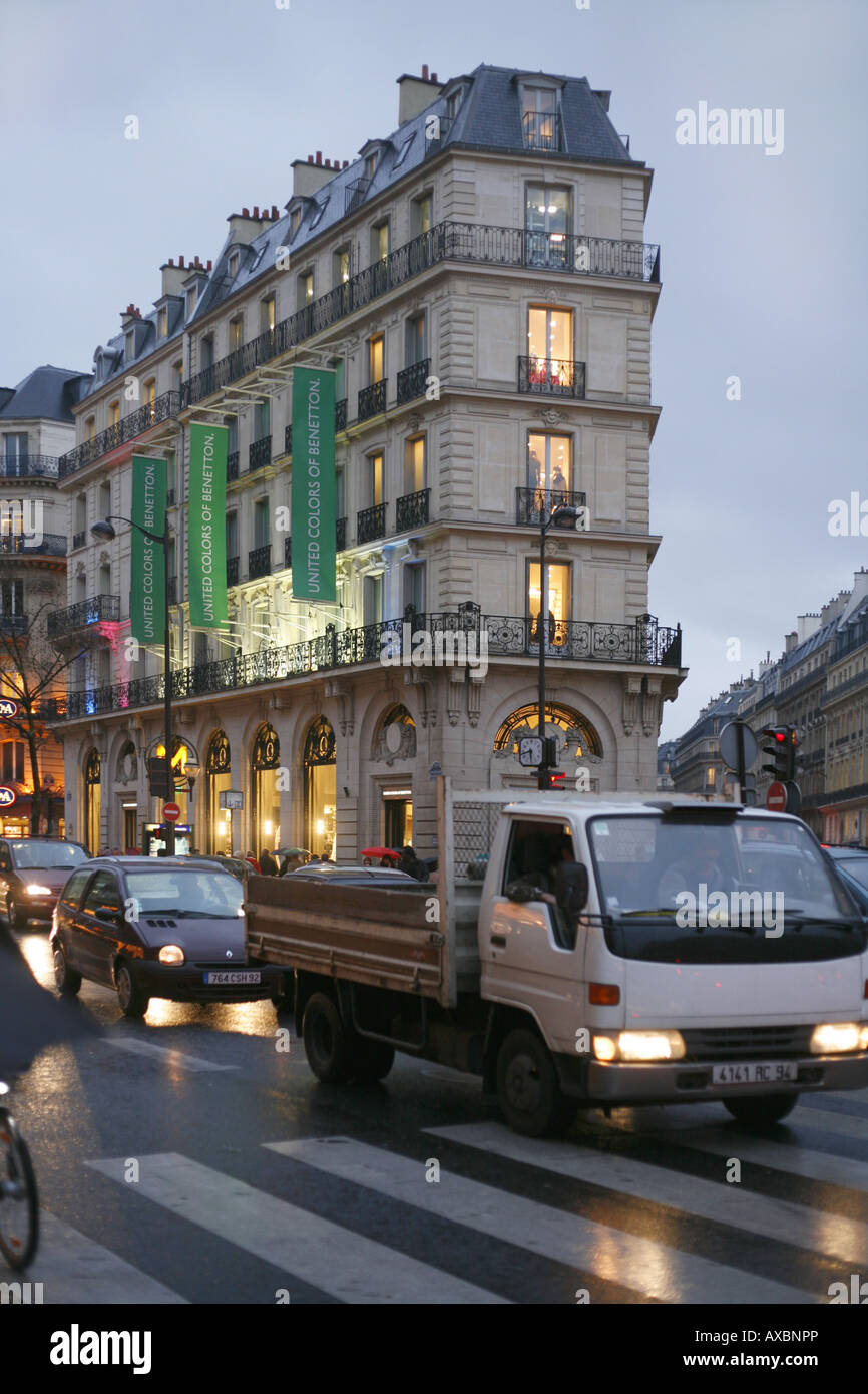 Boulevard Haussmann, France, Paris Stock Photo - Alamy