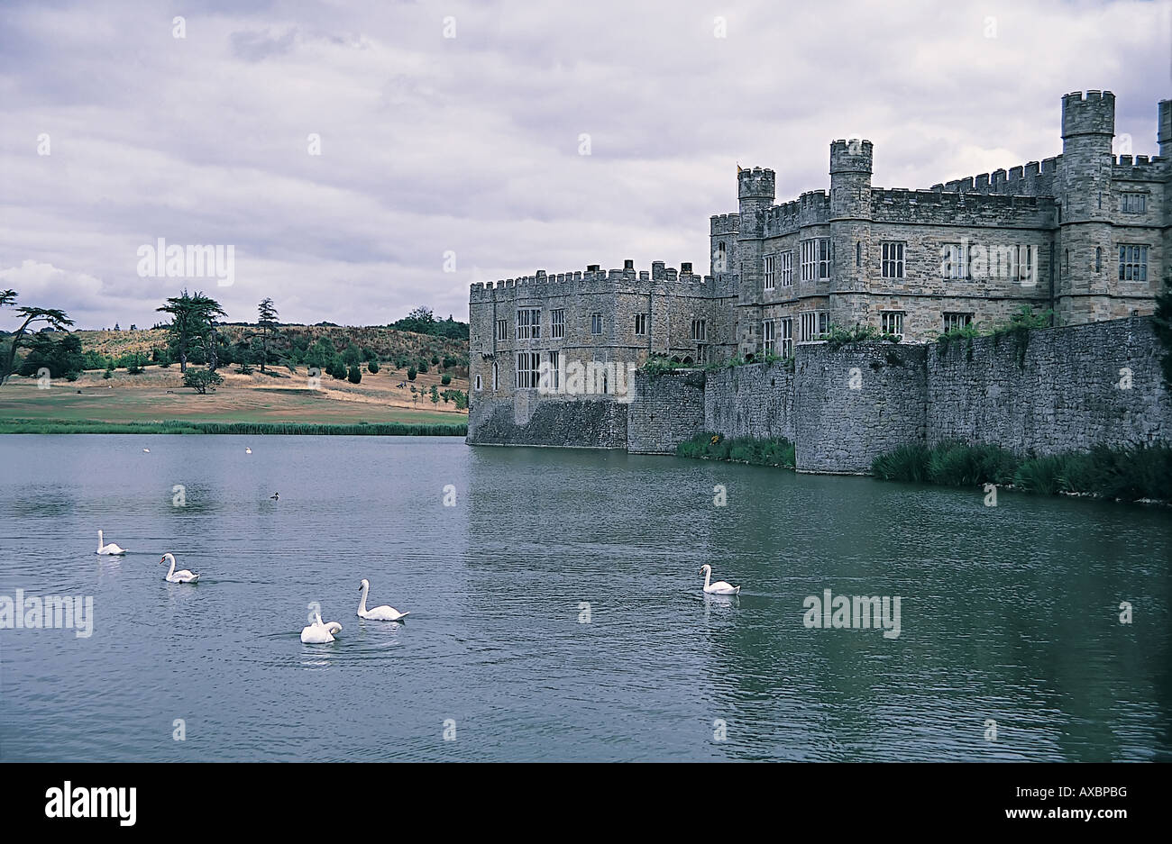 the view of castle Stock Photo - Alamy