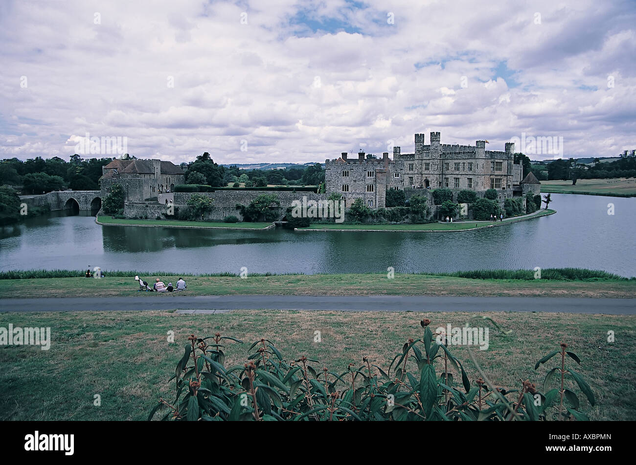 the view of castle Stock Photo - Alamy