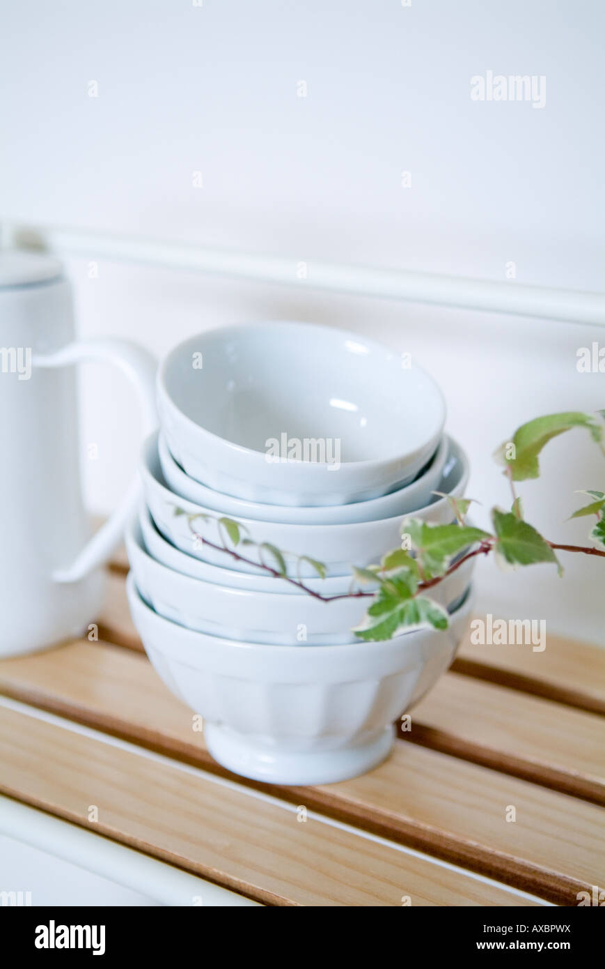 Stack of bowls Stock Photo - Alamy