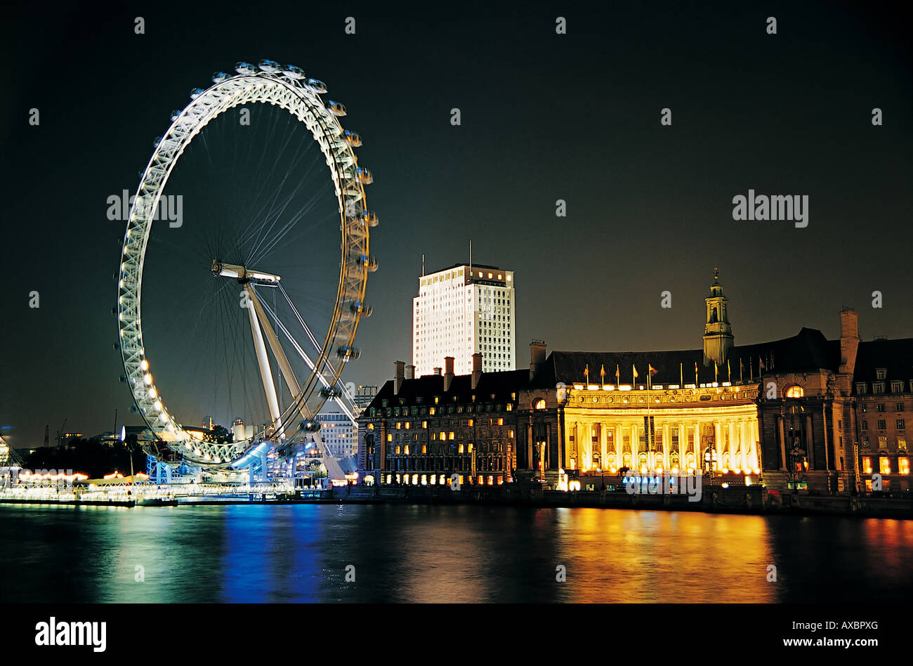 night view of the city Stock Photo - Alamy