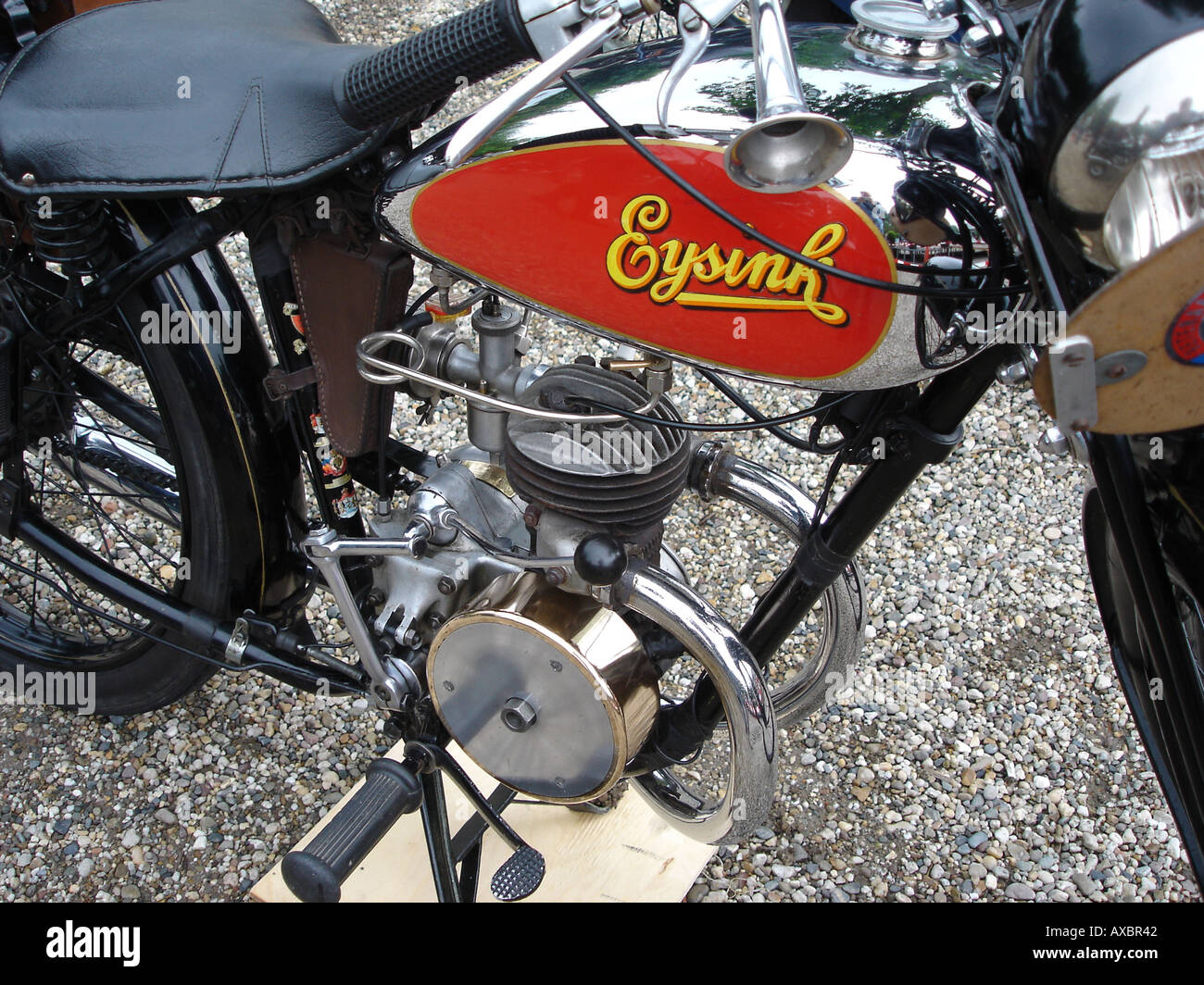 detail of classic Eysink motor bike on show Stock Photo - Alamy