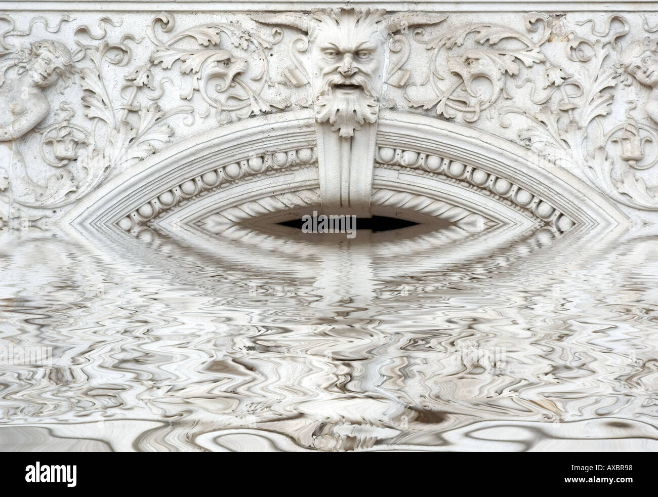 Stone arch detail Stock Photo - Alamy