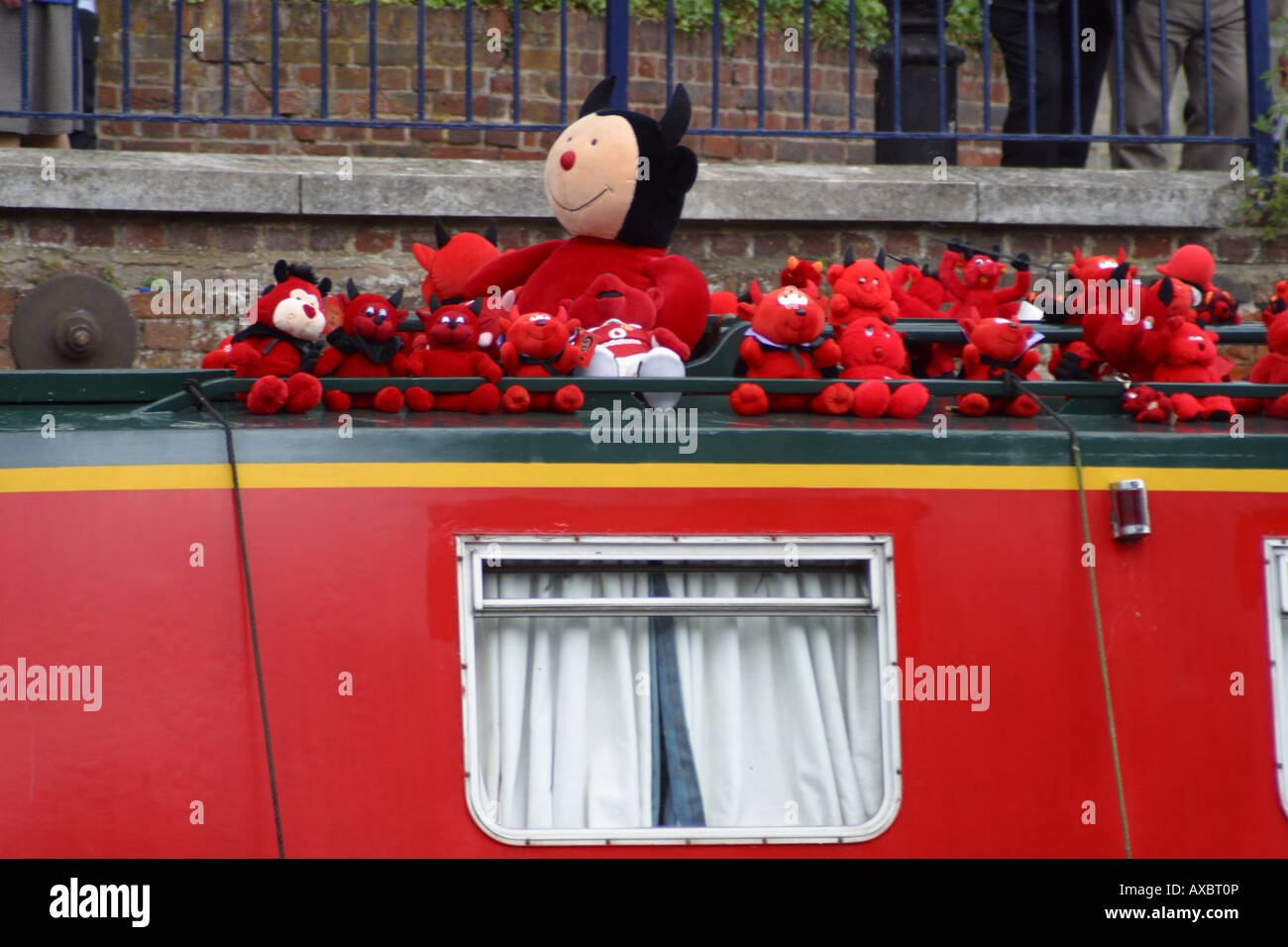 leisure narrow boat boating floating devil dolls maidstone kent england ...