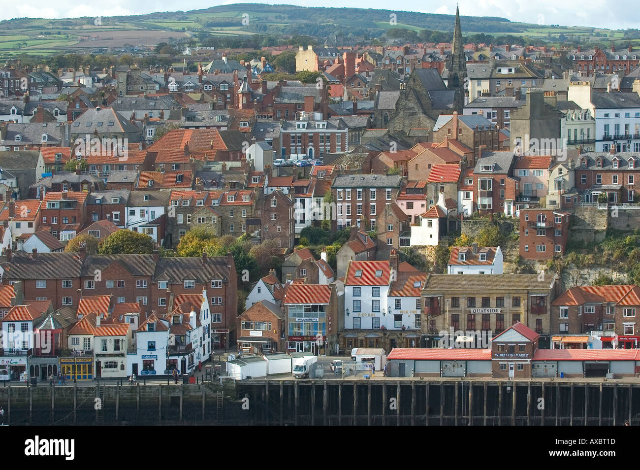 Whitby From Whitby Abbey Stock Photo - Alamy