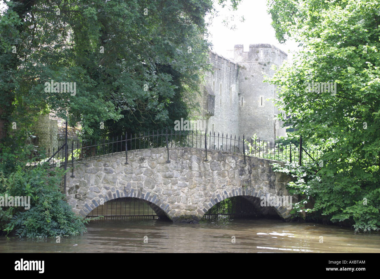 medieval river cut bridge arched hiding castle allington lock river ...