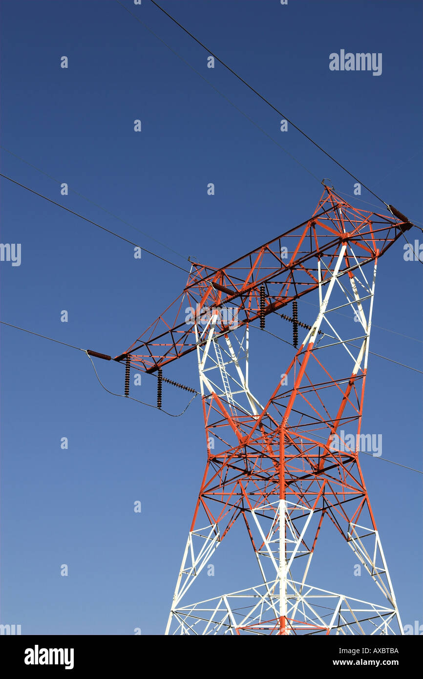 Energy neutral high voltage power lines hi-res stock photography and ...