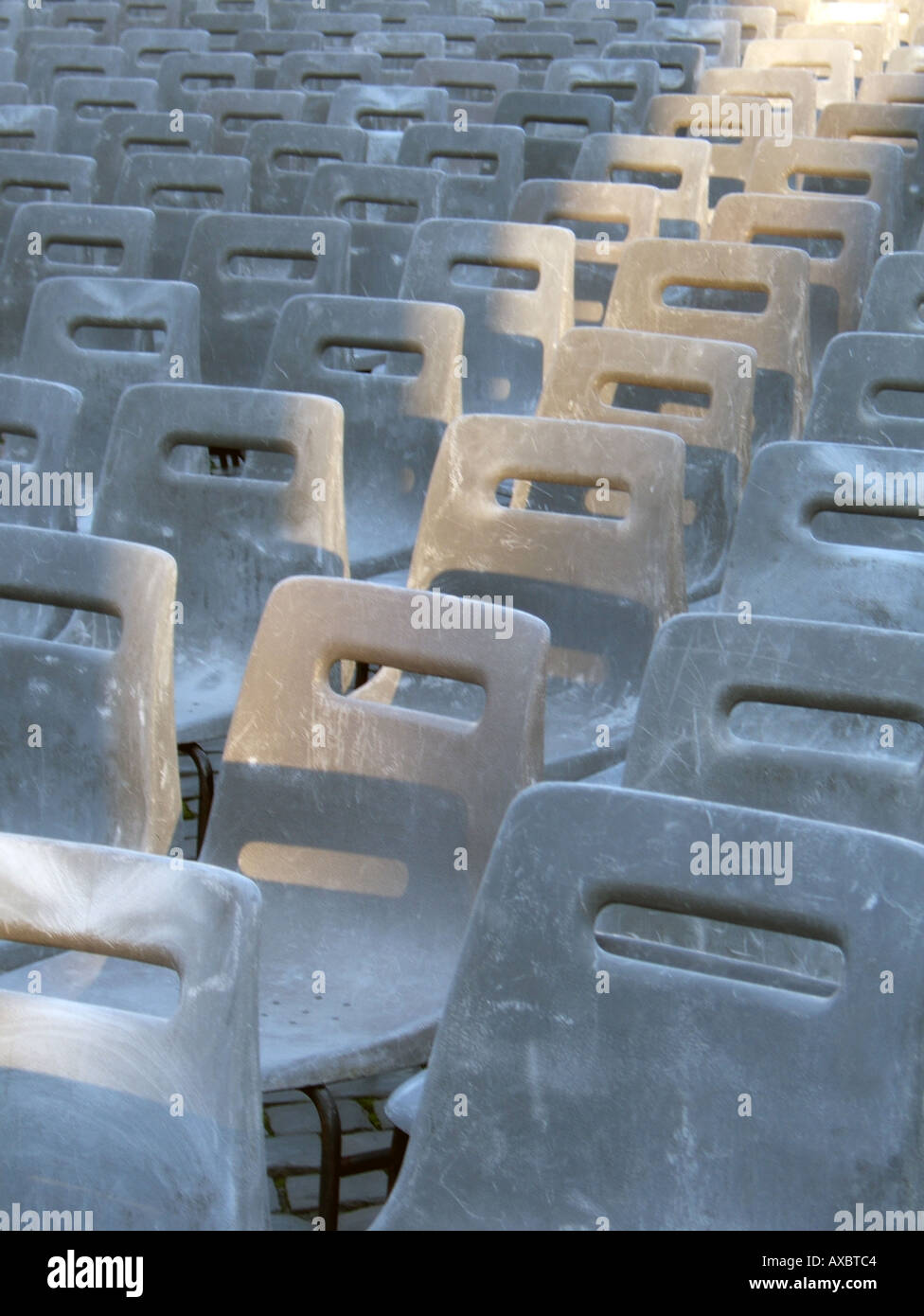 rows of empty chairs Stock Photo - Alamy