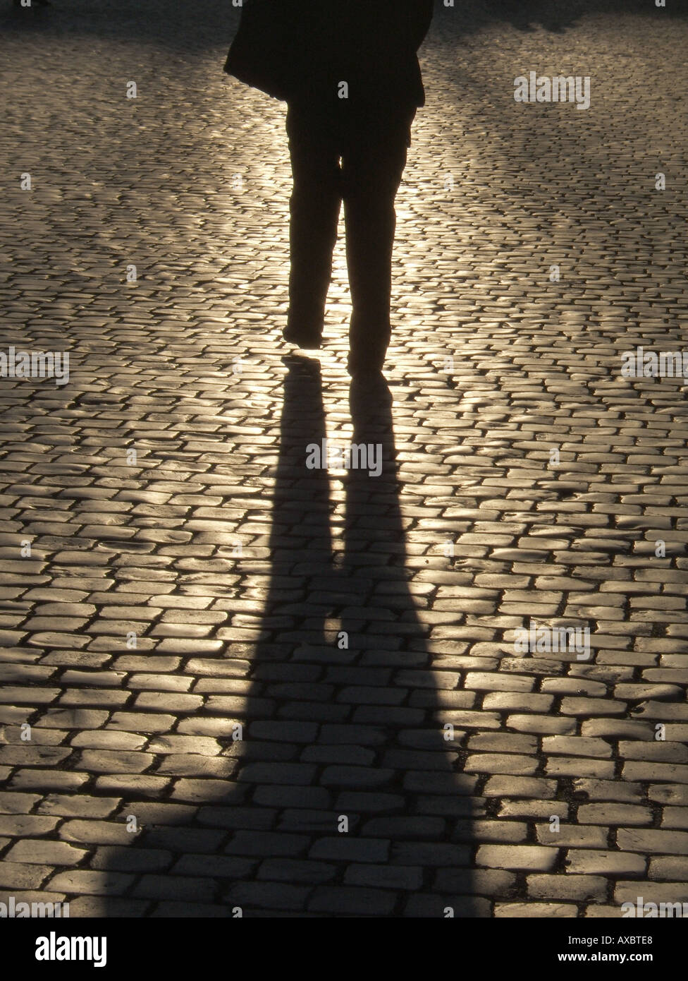 person shadow on street Stock Photo - Alamy