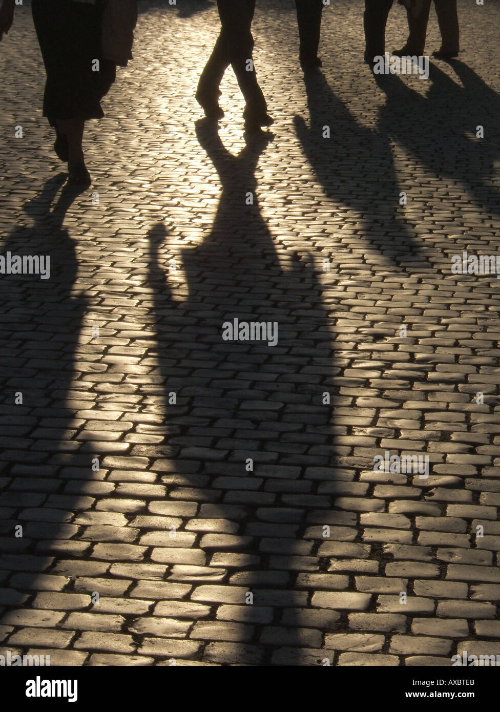 people's shadow on street Stock Photo - Alamy