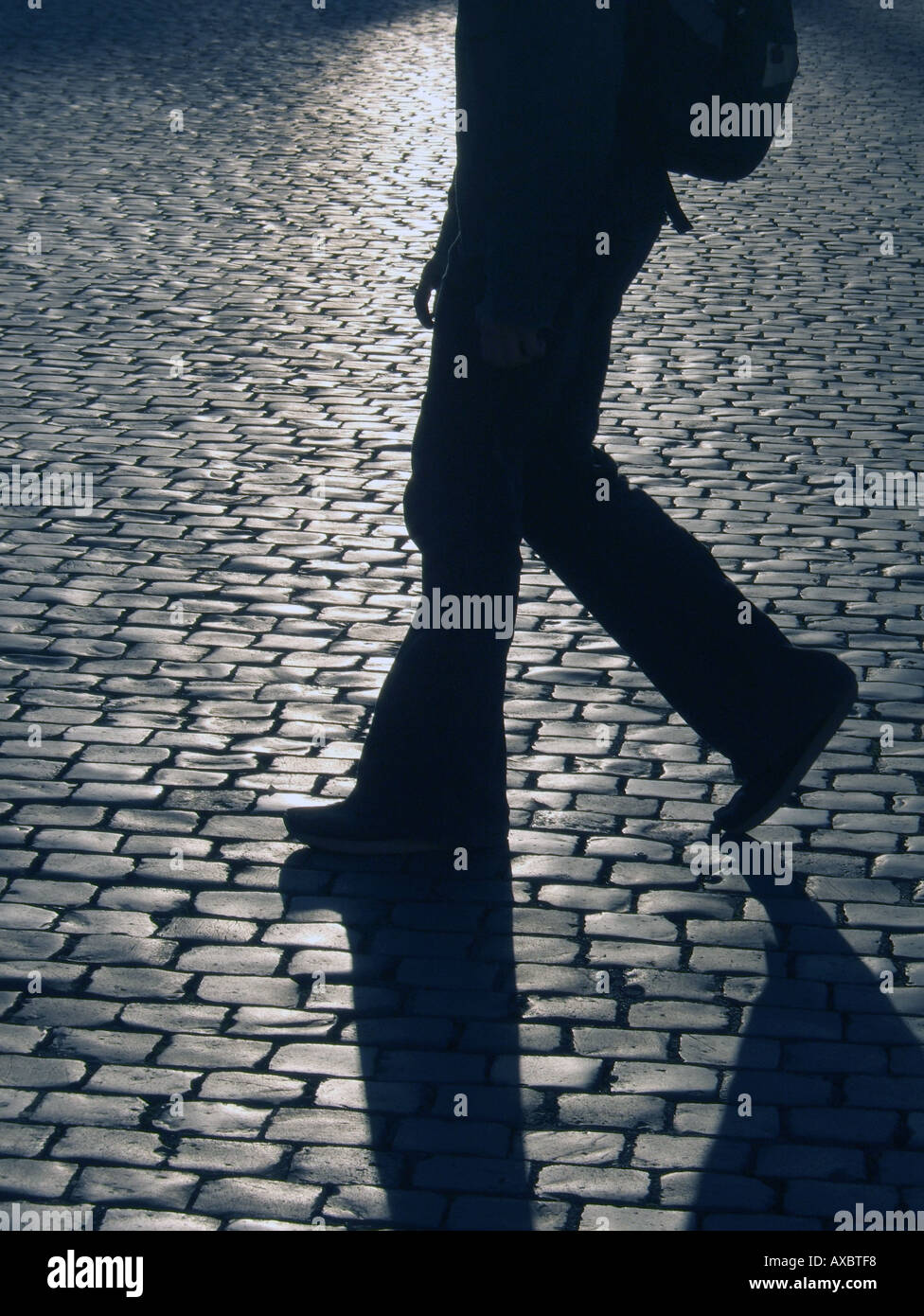 person shadow on street Stock Photo - Alamy
