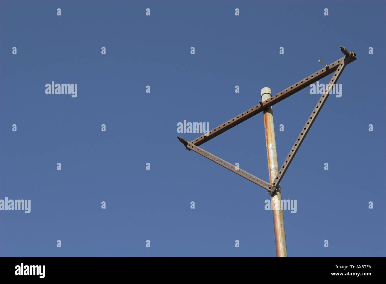 top of utility pole and sky Stock Photo - Alamy