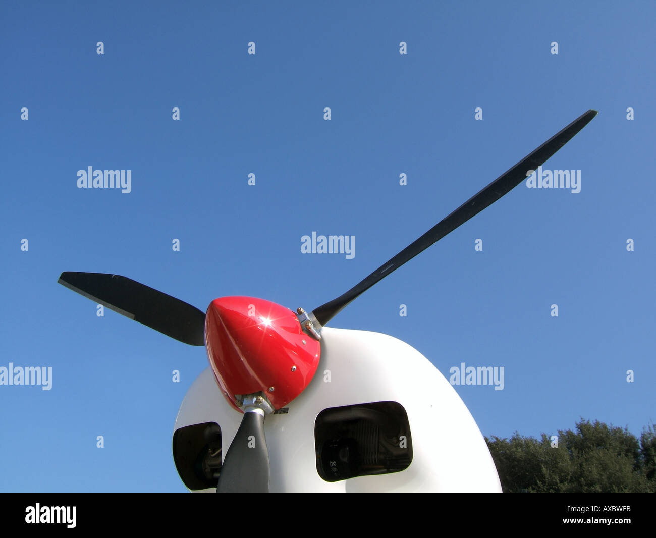 light plane propellor Stock Photo - Alamy