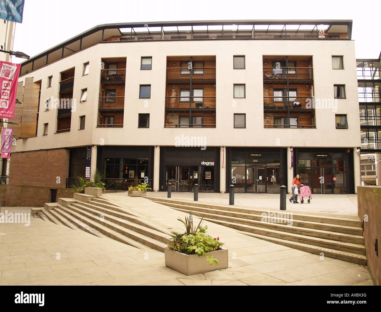 modern city offices centre building architecture priory place coventry ...